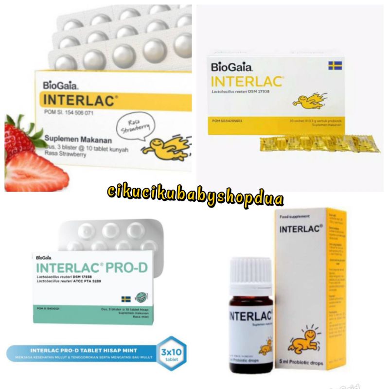 Jual Interlac Probiotic Drops / Interlac / Suplemen Anak / Vitamin Bayi ...