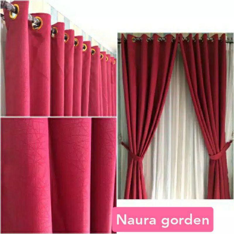 Jual Gorden Jendela panjang 3 meter 2 meter hordeng jendela minimalis ...