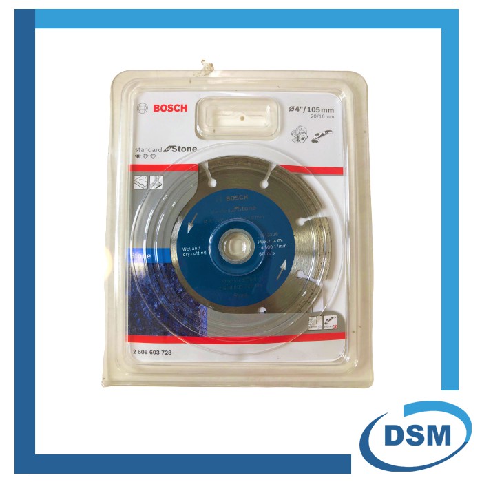 Jual BOSCH DIAMOND MATA GERINDA POTONG STANDAR BATU 105MM 2608603728 ...