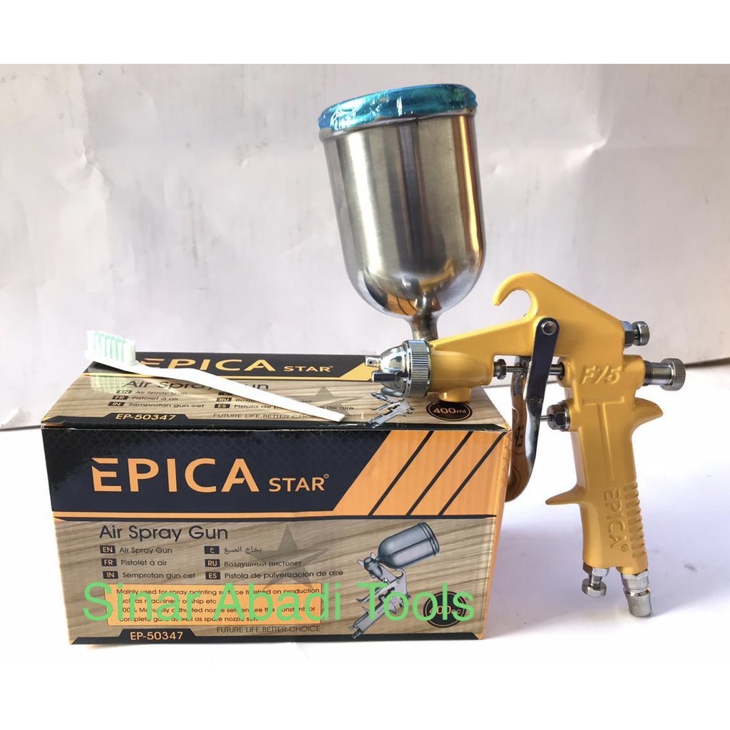 Jual Spray Gun Gund Semprotan Angin Cat EPICA Star Tabung Atas 400CC ...