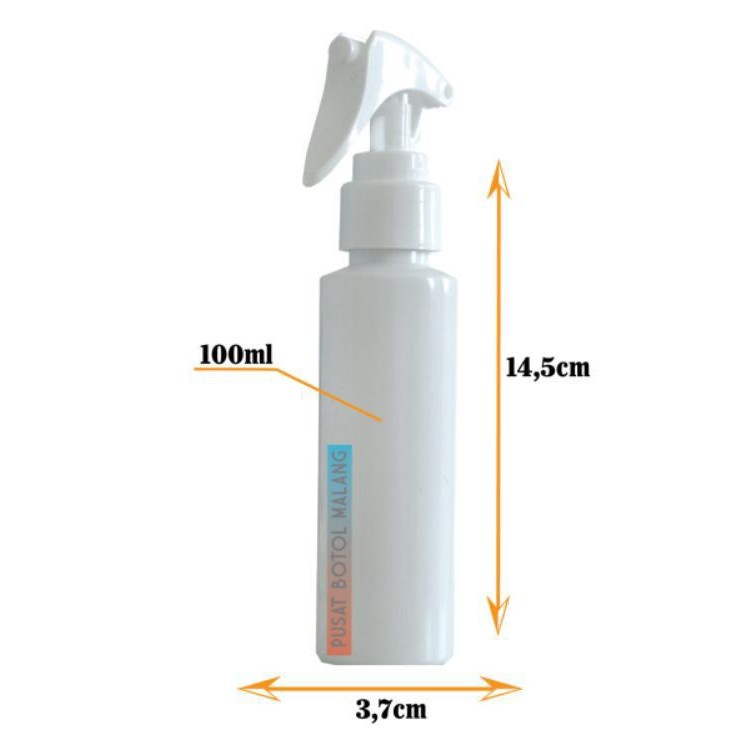 Jual Botol RF 100ml Spray trigger ( putih putih) | Shopee Indonesia