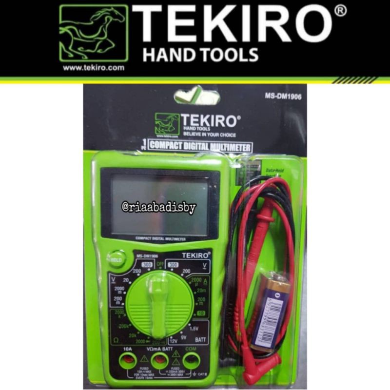 Jual Compact Digital Multimeter Tekiro New (Avometer Digital) | Shopee ...
