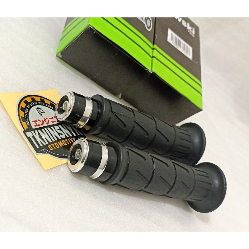 Jual Hand Grip / Hand Fat Model Kawasaki kaze + Bandul Stang Cnc Semua ...