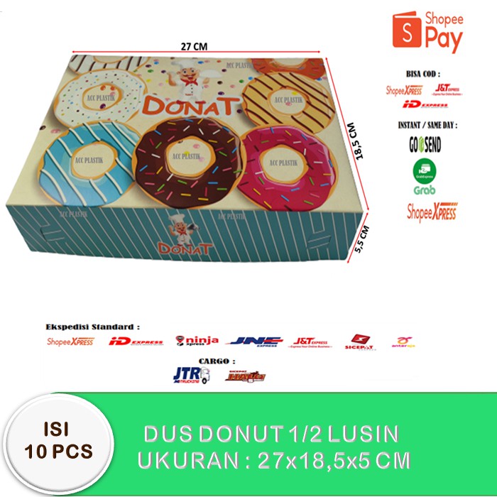 Jual Box Donat Terlengkap & Harga Terbaru Mei 2026 | Shopee Indonesia