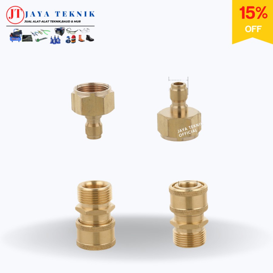 Jual Paket Connector Quick Release Jet Cleaner Yasuka HPW 70 P | Shopee ...