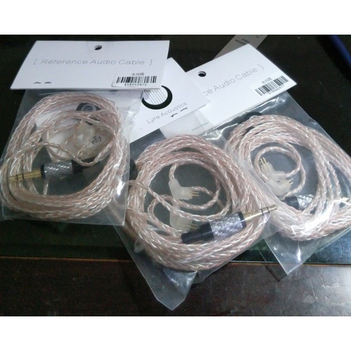 Jual Kabel Lyre Acoustics Pansy MMCX 2pin Kabel Moondrop Copper Silver ...