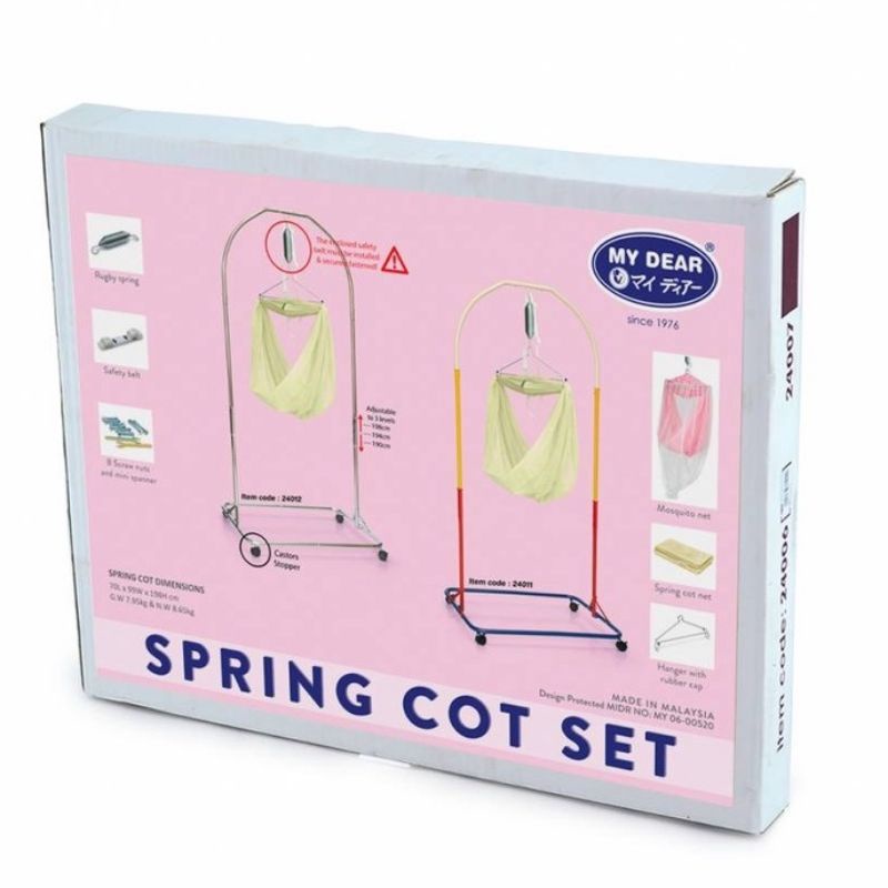 Jual My Dear Spring Cot Full Set (set ayunan & tihang) | Shopee Indonesia