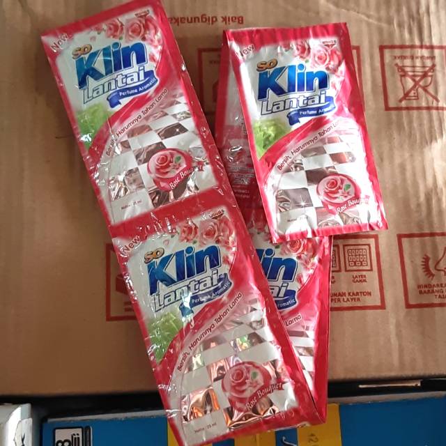Jual So klin Lantai (12 Sachet/Renceng) | Shopee Indonesia