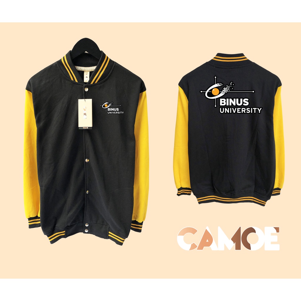 Jual Jaket Baseball Varsity Binus University bina nusantara | Shopee ...