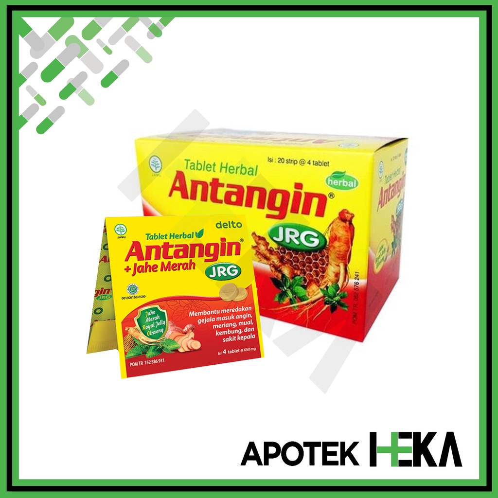 Jual Antangin JRG Tablet Herbal + Jahe Merah Box isi 20x4 Tablet ...