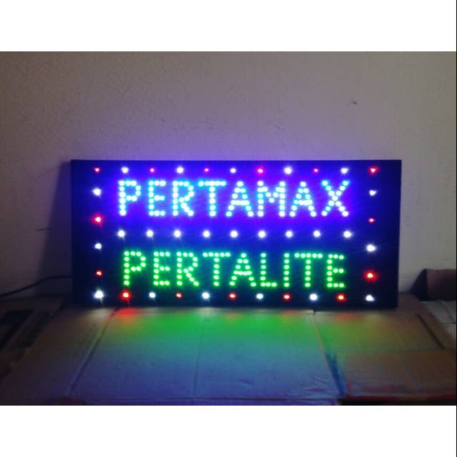 Jual Tulisan lampu led / led sign pertamax pertalite | Shopee Indonesia