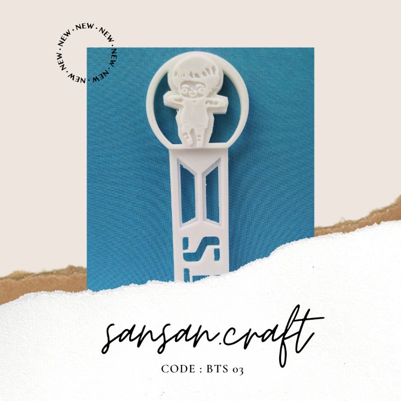 Jual BTS J-Hope Bookmarks unofficial 3D print | Shopee Indonesia