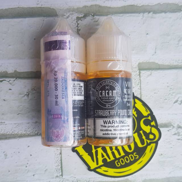 Jual Cream 8 C.R.E.A.M VIII Saltnic Liquid CUKAI USA By EJM SALT NIC ...