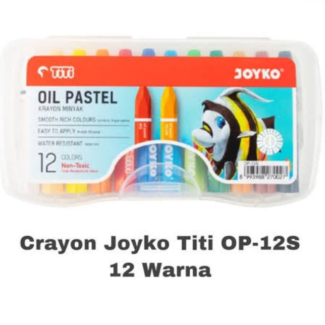 Jual Joyko Titi Krayon 12 Warna | Shopee Indonesia
