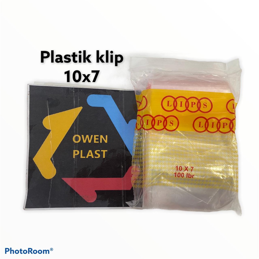 Jual PLASTIK KLIP/KLIP OBAT/KLIP KACANG UKURAN 10X7 ISI 100 PCS ...