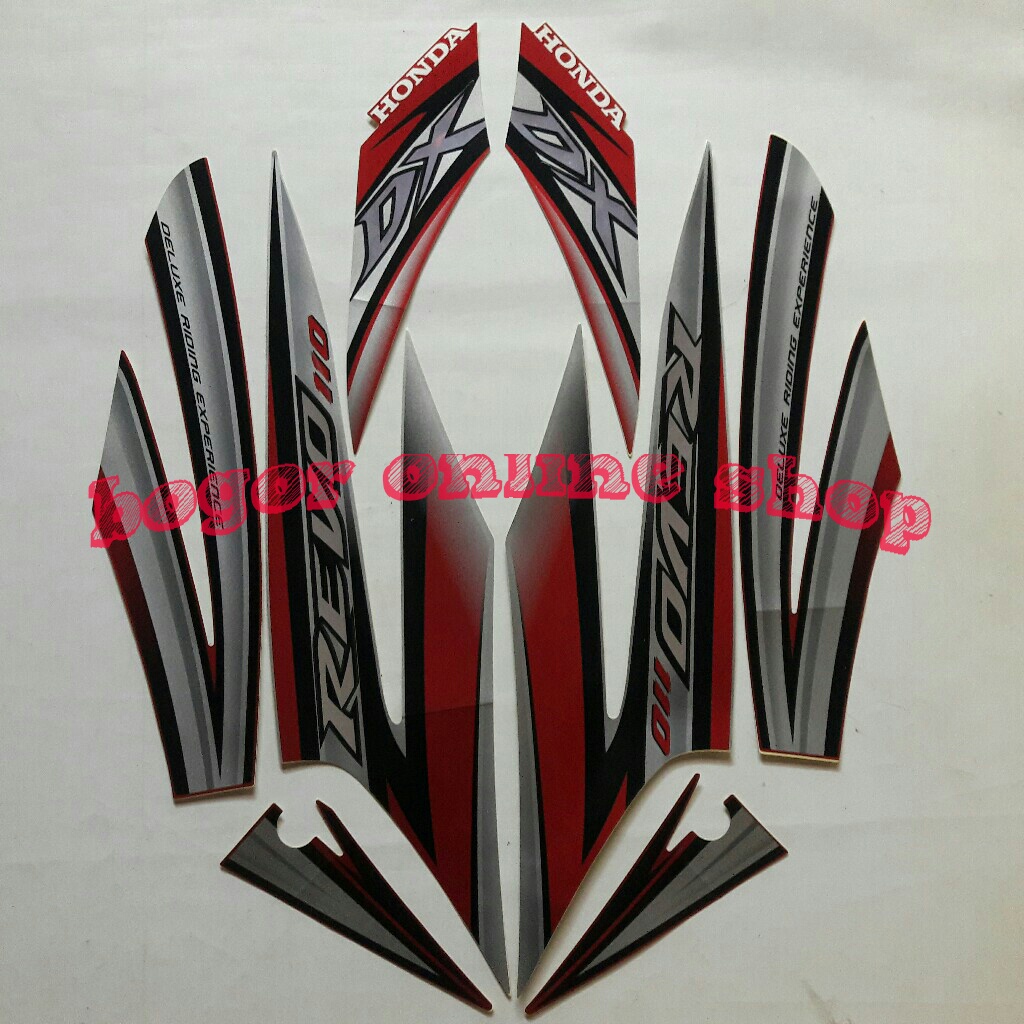 Jual stiker striping sticker lis motor honda revo absolute dx 2011 ...