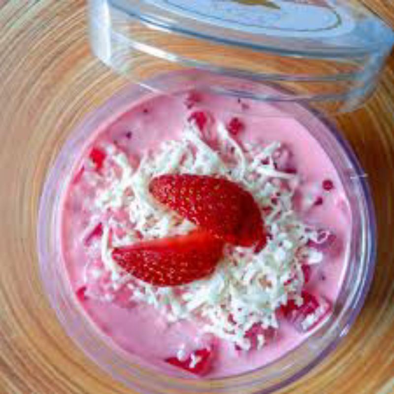 Jual DESERT!!! BUKO STRAWBERY /TAKJIL /DESERT THAILAND | Shopee Indonesia