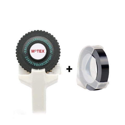 Jual Alat Pembuat Label / Label Maker Murah Emboss 3D Motex E101 Paket 1 Wheel | Shopee Indonesia