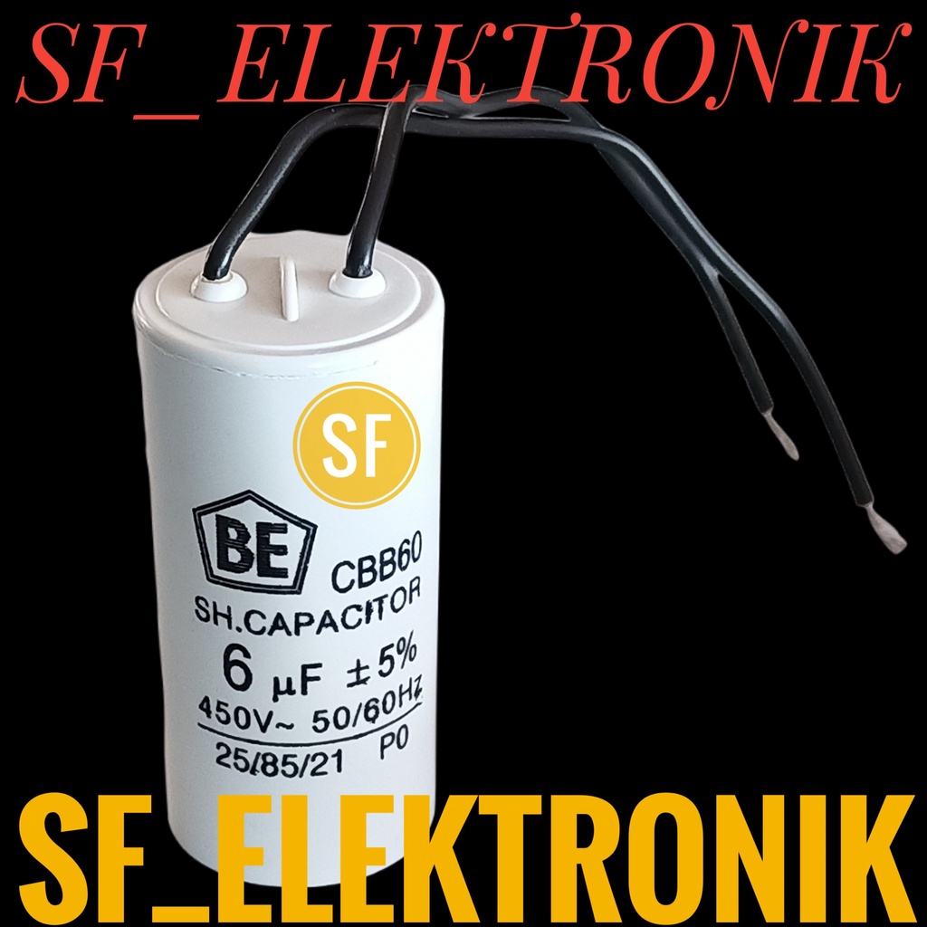 Jual Kapasitor Capacitor 6UF-450V Bulat Kabel | Shopee Indonesia
