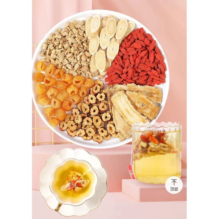 Jual LIU BAO CHA GODNESS SIX TREASURE TEA TEH MENAMBAH DARAH MERAH GOJIBERRY ANGCO KAOKHI KECI ...