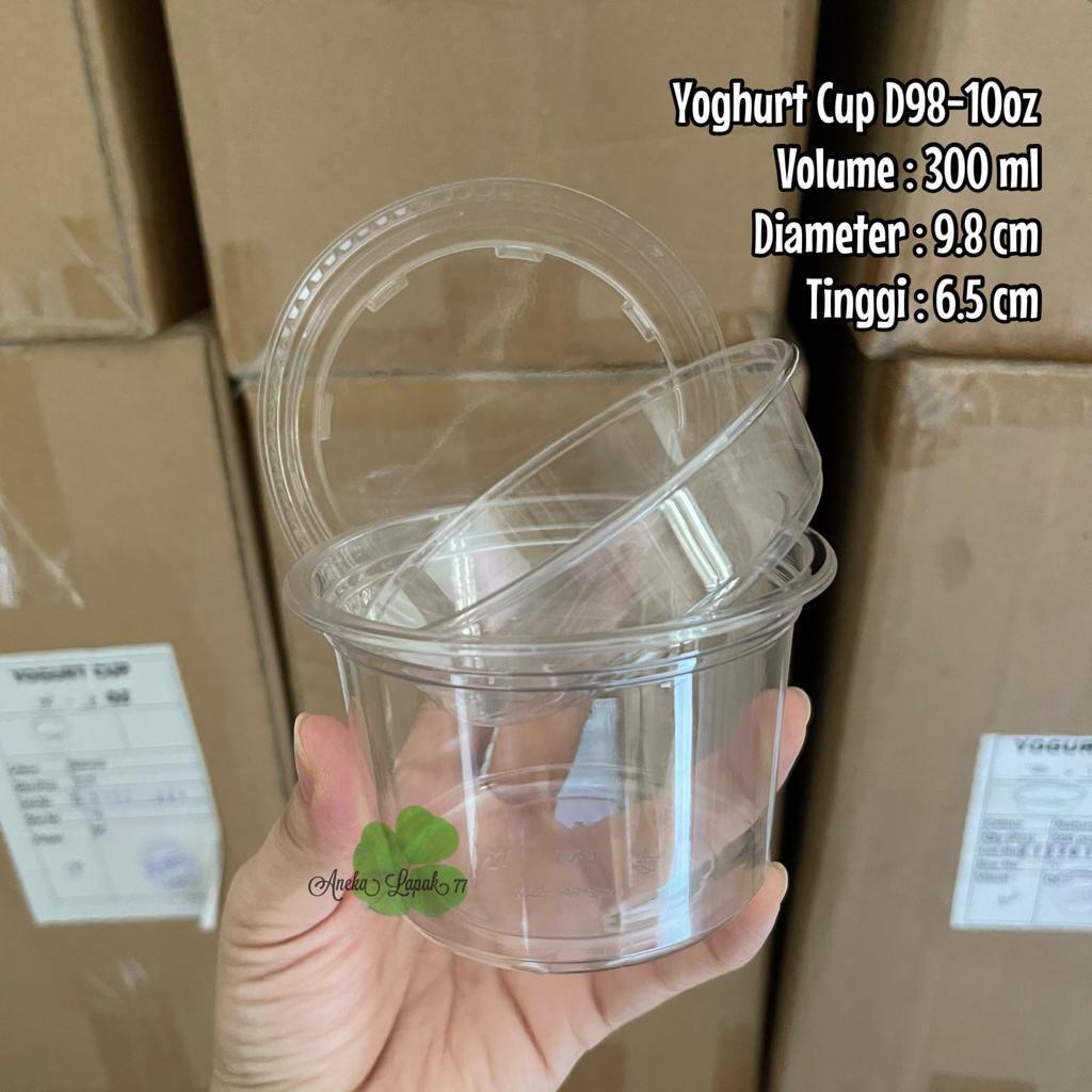 Jual (1 SET=50 pcs ) Cup Yoghurt Gelas Puding 8oz 10oz 14oz 16oz (CUP ...