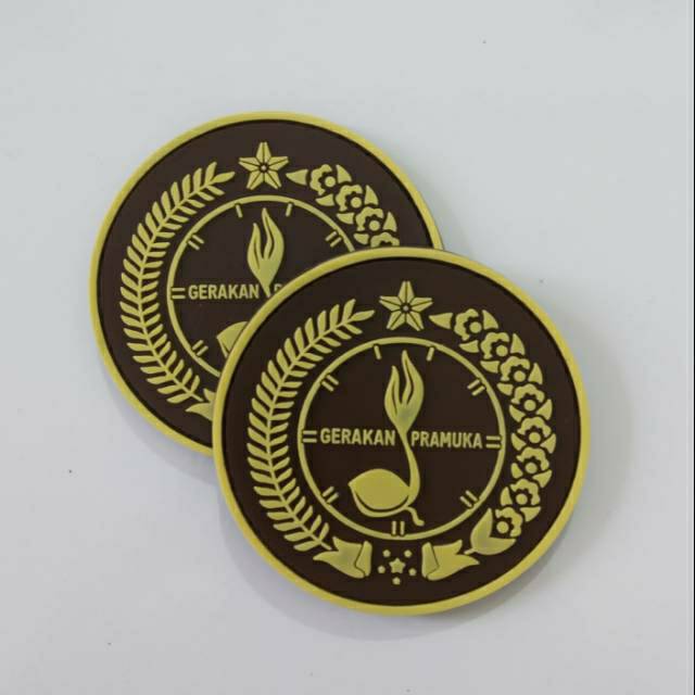 Jual Patch Rubber LOGO PRAMUKA / SCOUT / Tempelan Karet Emblem Velcro ...