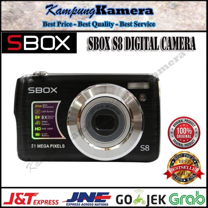 Jual SBOX S8 Camera Digital / Kamera Pocket - Garansi Resmi SBOX - Hitam, Standard Box ...