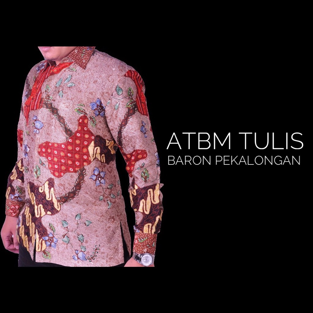 Jual baron pekalongan bahan kain batik tulis sutra pola sutra ATBM ...