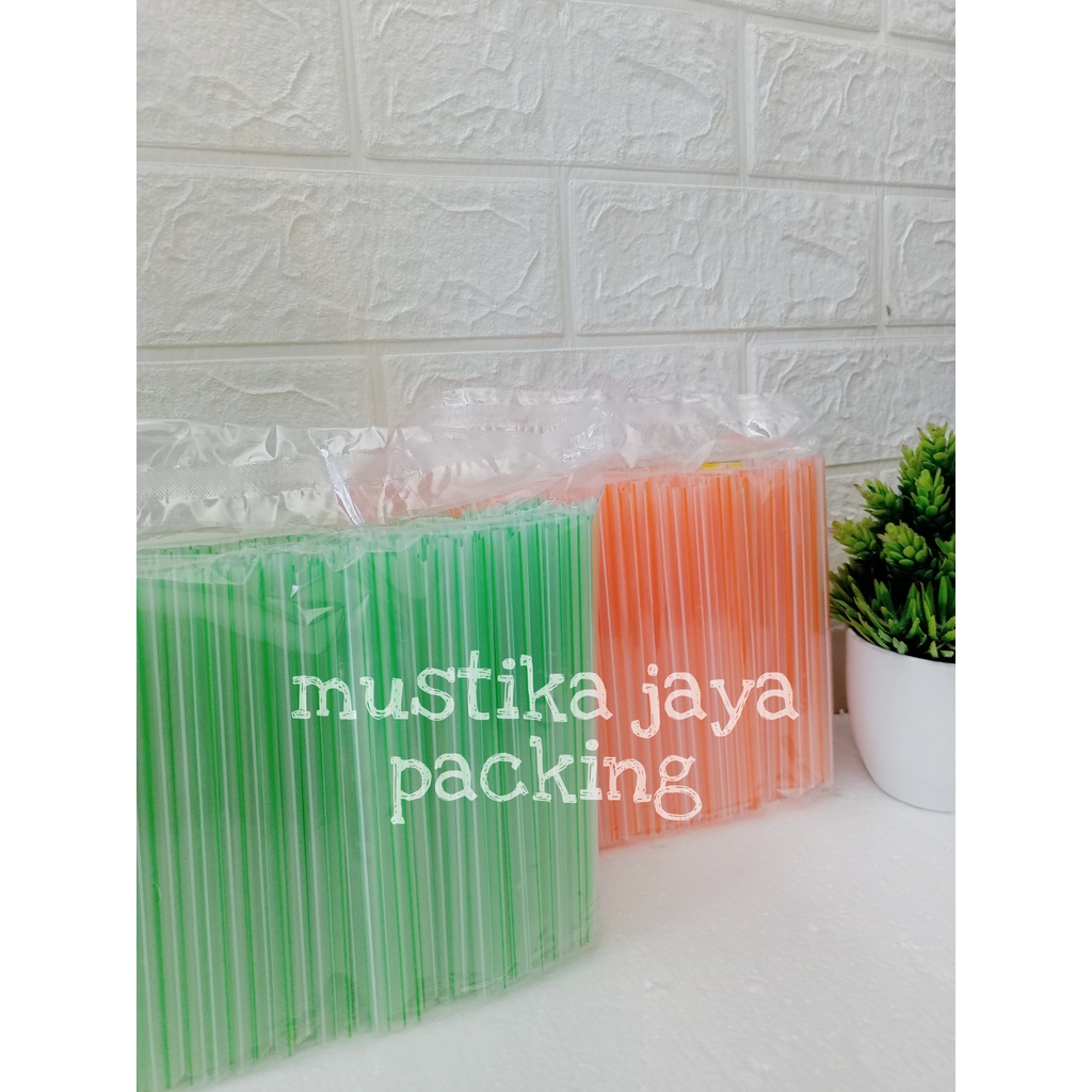 Jual Sedotan Plastik Boba Bubble Tea merk FRESH ukuran 10mm x 20cm ...