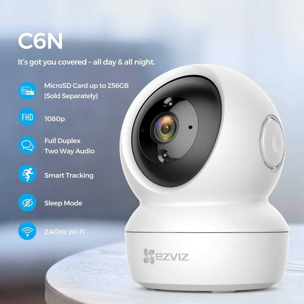 Jual EZVIZ C6N 1080p Indoor Motorized Pan and Tilt 360 Smart Home ...