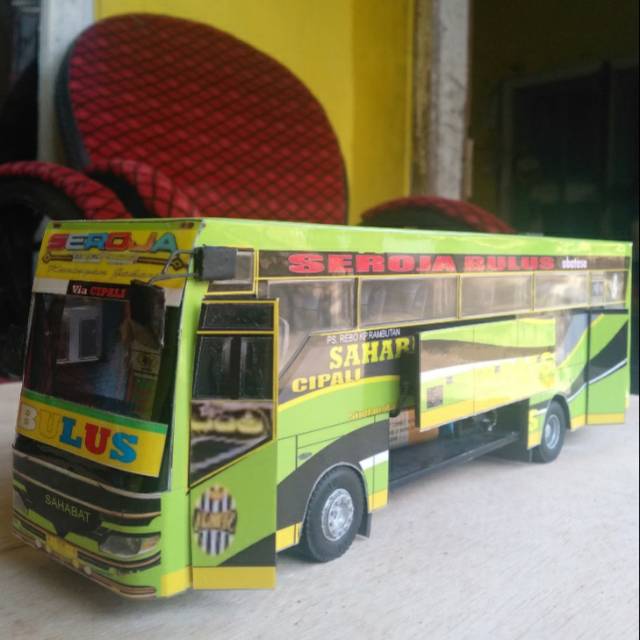 Jual Miniatur bus sahabat seroja bulus | Shopee Indonesia