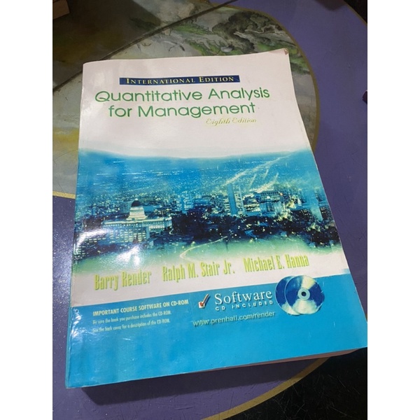 Jual BUKU QUANTITATIVE ANALYSIS MANAGEMENT | Shopee Indonesia