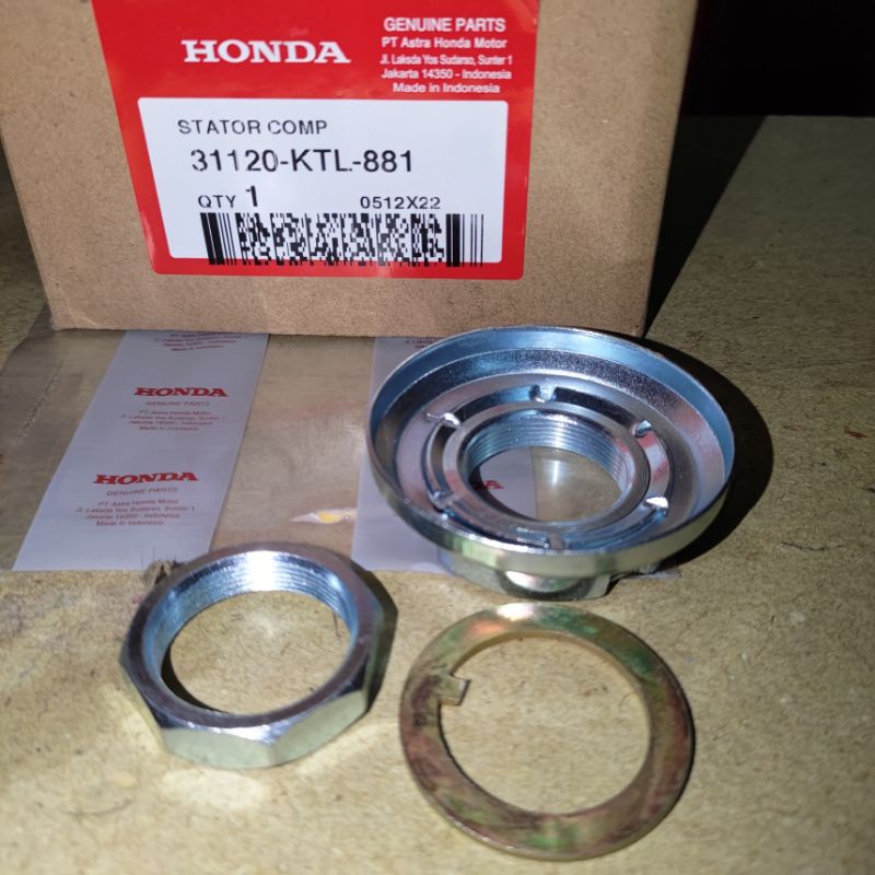 Jual Ring Komstir Mur Komstir Honda Beat Vario Pcx Supra AHM | Shopee ...
