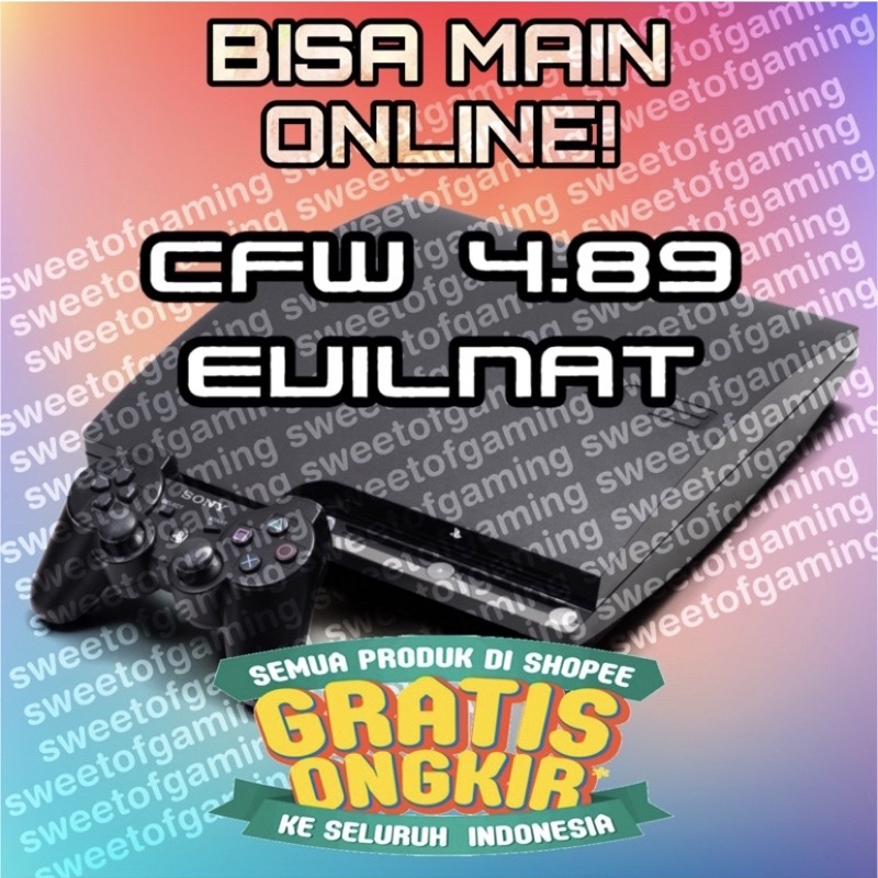 Jual CFW PS3 Evilnat 4.89 BISA MAIN ONLINE (ORIGINAL & MURAH) | Shopee Indonesia