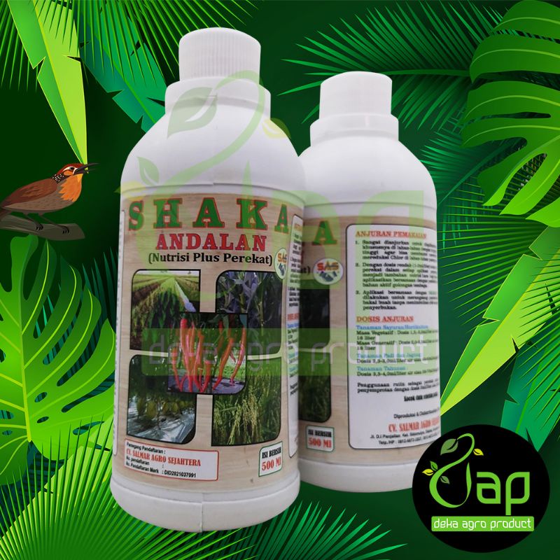 Jual PUPUK NUTRISI DAN PEREKAT SHAKA ANDALAN 500ML | Shopee Indonesia