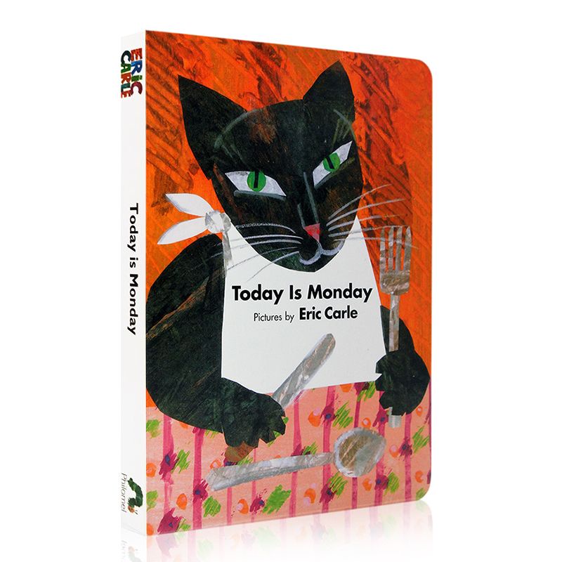Jual original guaranteed board book Today is Monday by Eric carle ...