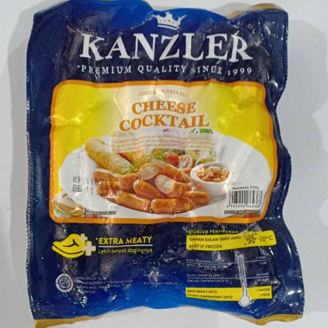 Jual Kanzler cheese cocktail sausage 500gr | Shopee Indonesia