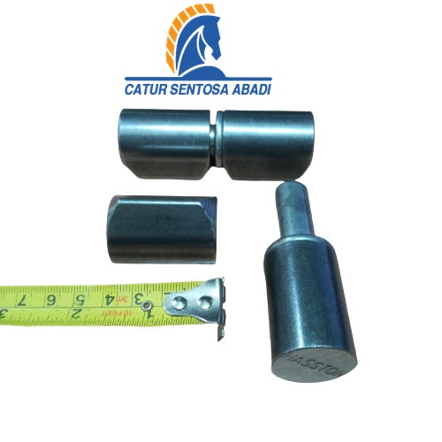 Jual Engsel Bubut Kuping 27mm 1" Inch Engsel Pintu Besi Pagar Besi ...