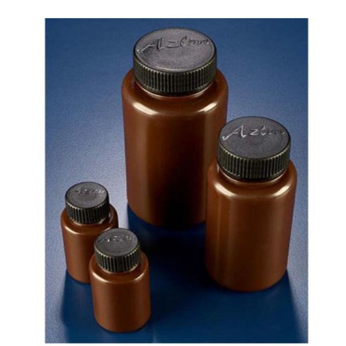 Jual BOTOL PLASTIK 250mL. Round. Wide Neck Amber. PP. AZLON | Shopee ...