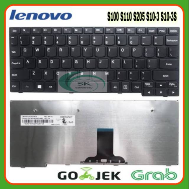 Jual Keyboard Laptop Lenovo S100 S110 S205 S10-3 S10-3S | Shopee Indonesia