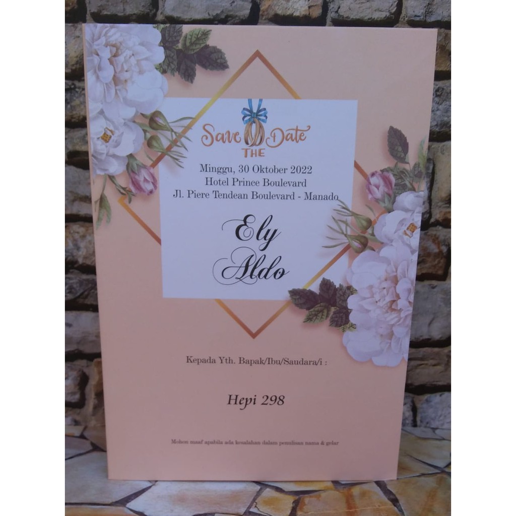 Jual Blangko Undangan Hepi 298 (isi 100lbr) | Shopee Indonesia