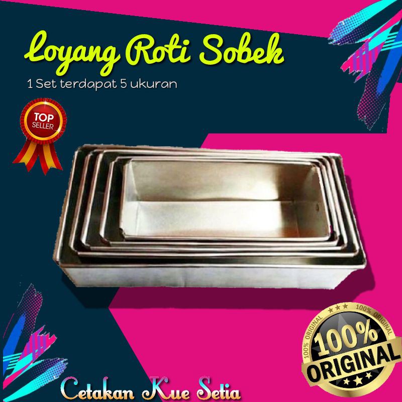 Jual Loyang Roti Set / Loyang Roti Sobek 1 set isi 5 ukuran | Shopee ...