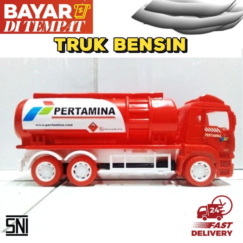 Jual MAINAN ANAK TRUK TANGKI PERTAMINA KTG JSP.2019 20CM// MAINAN TRUK ...