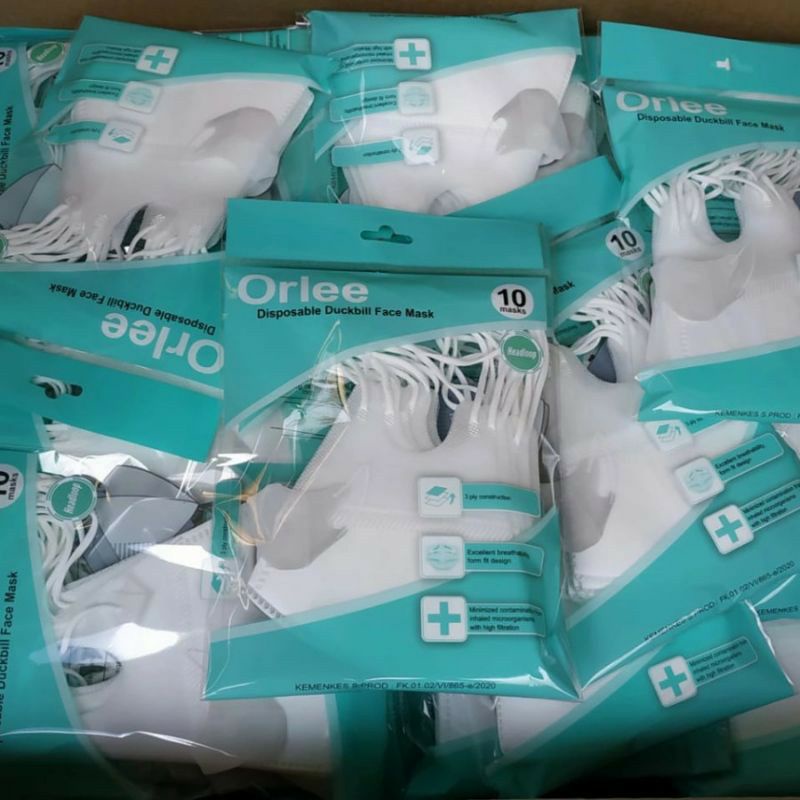 Jual masker duckbill dewasa hijab isi 10 | Shopee Indonesia