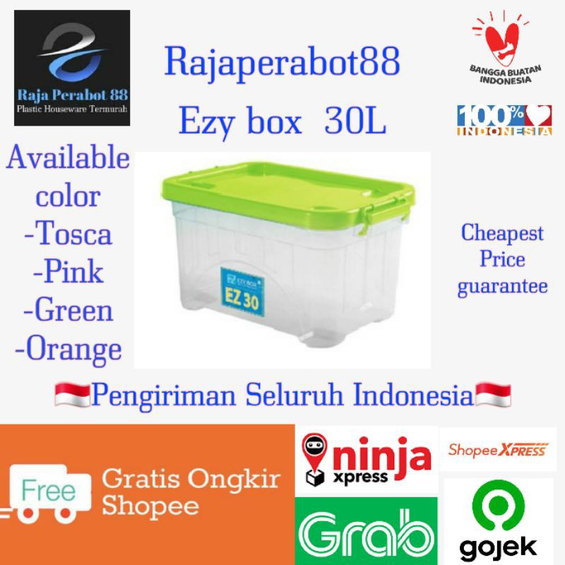 Jual Container Box Vindo Biggy Ezy 30L Kotak Serbaguna ( TANPA RODA ...