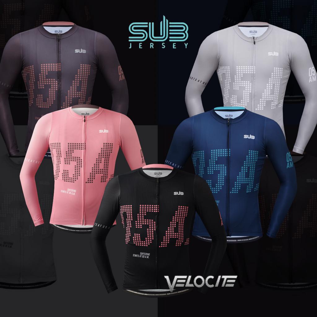 Jual Sub jersey 05 AM LONG sleeve collection SUBJERSEY 05am jersey sepeda gowes elite series ...