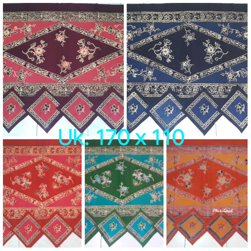 Jual TAPLAK MEJA MAKAN BATIK CAP || 6 KURSI MEWAH/6 SAPU TANGAN ...
