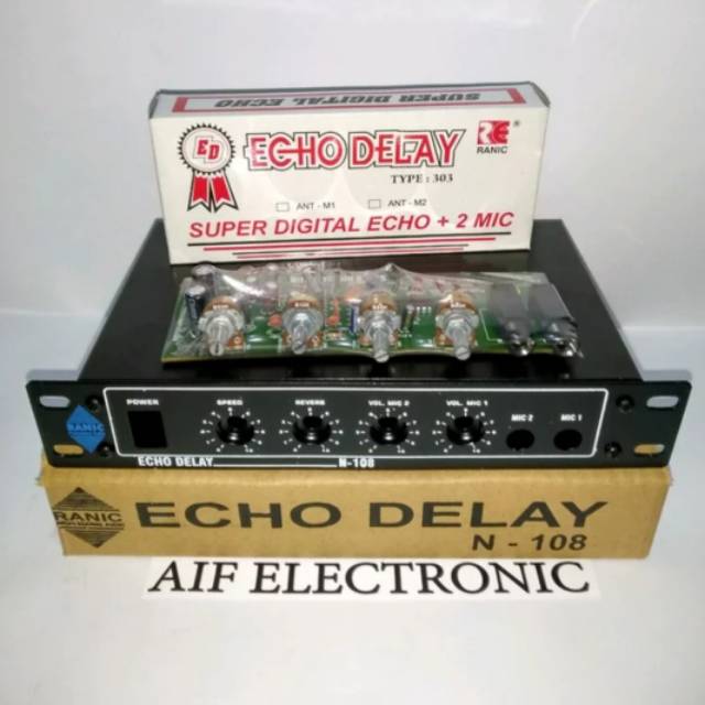 Jual Box dan Kit Digital Echo Delay plus 2Mic 303 | Shopee Indonesia