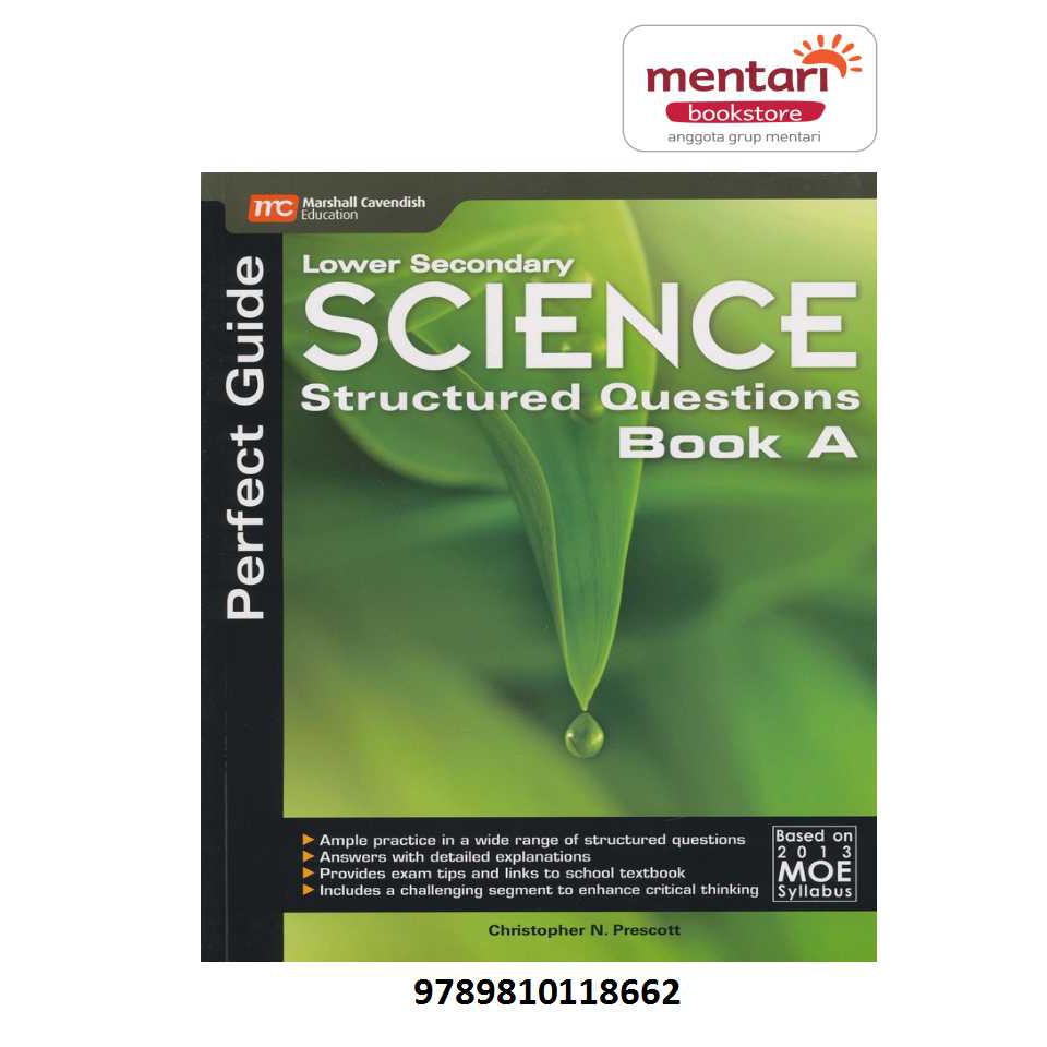 Jual Lower Secondary Science Structured Ques Book A | Shopee Indonesia