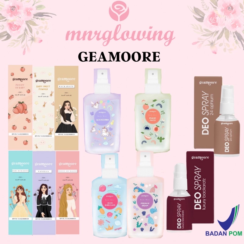 Jual READY DEO SPRAY PARFUM GEAMOORE BODY MIST SUPER GEULIS | Shopee Indonesia